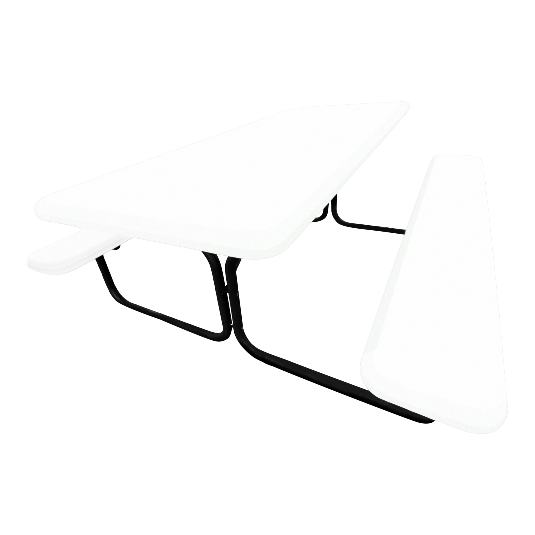 SKILCRAFT® 7195-01-618-3863: Platinum Six-Foot Picnic Table 600 LB ...